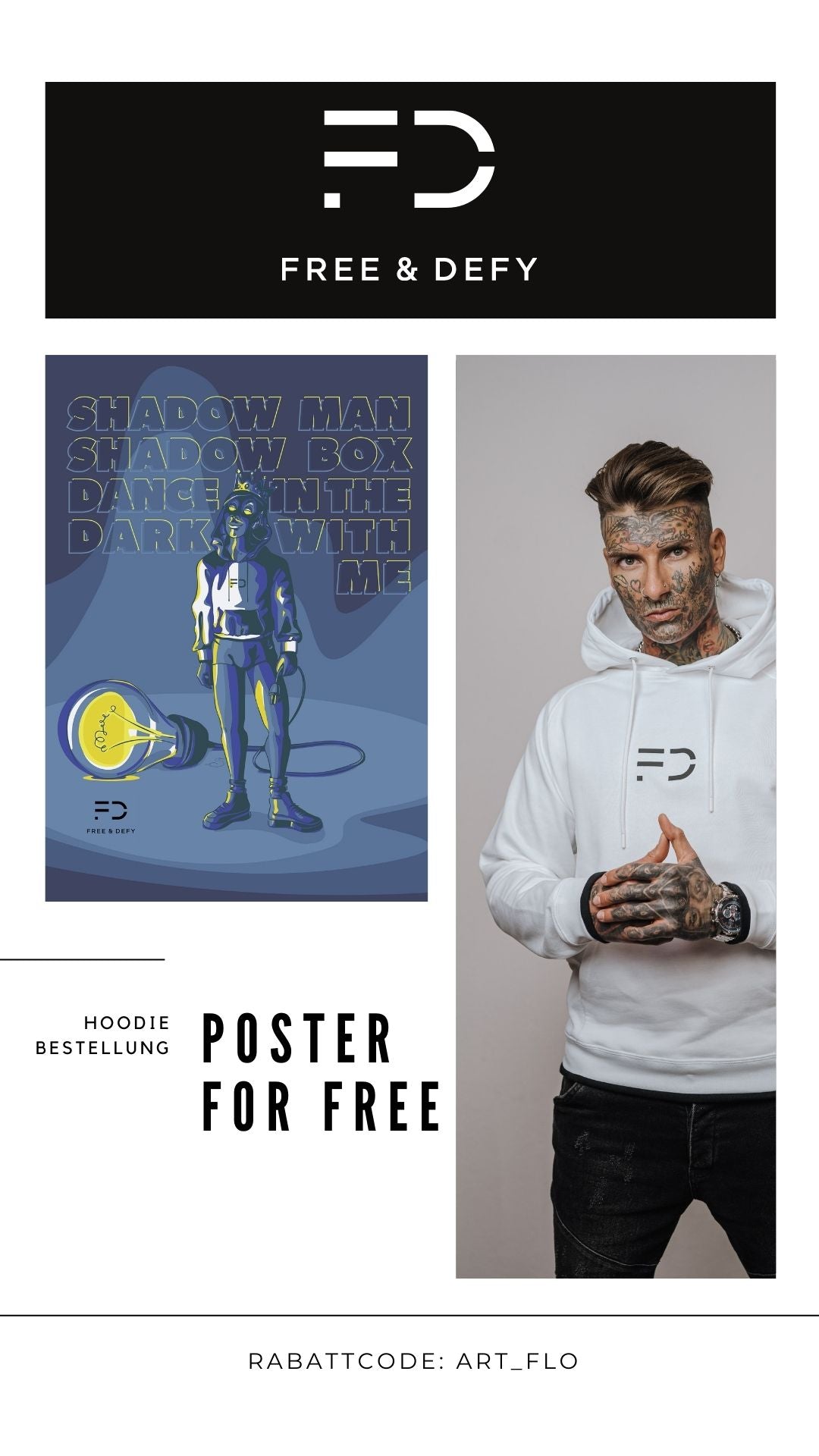 SHADOW MAN - POSTER (KOSTENLOS*) – FREE - DEFY